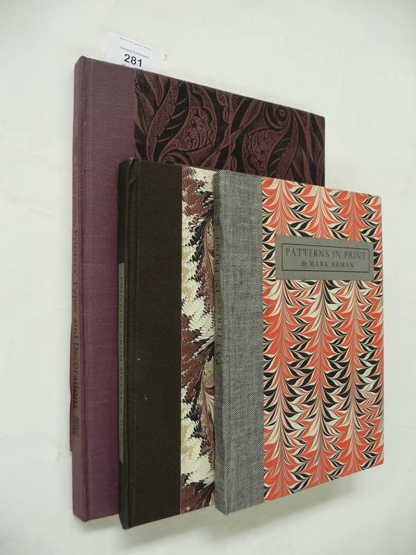Lot 281 - Arman (Mark) Letterpress, Printers' Types