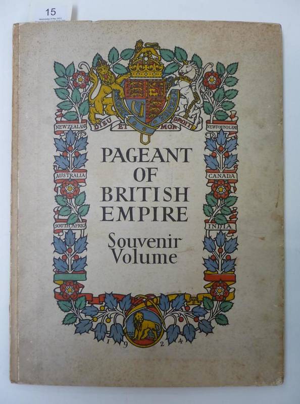 Lot 15 - Hardie (Martin) The Pageant of Empire, 1924,