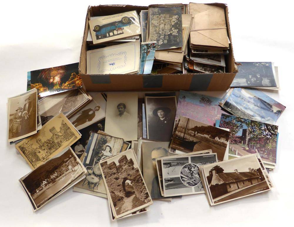 Lot 180 - Mixed Postcards, both pre and post war,