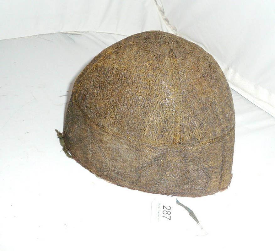 Lot 287 - Ottoman skull cap