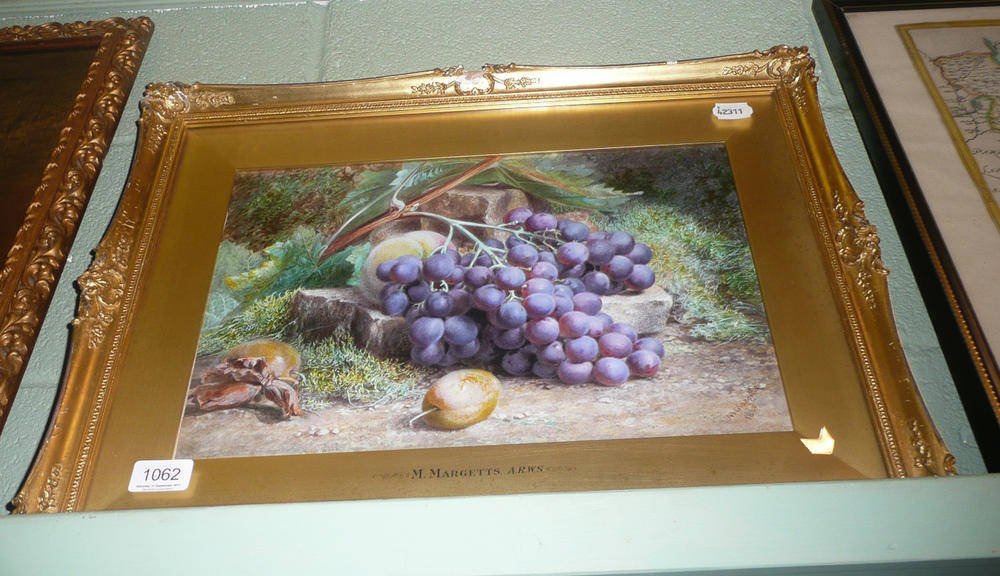 Lot 1062 - M Margetts A.R.W.S. after W. H. Hunt, Still