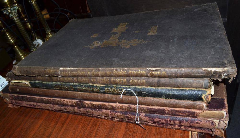 Lot 1267 - A quantity of folio architectural plate