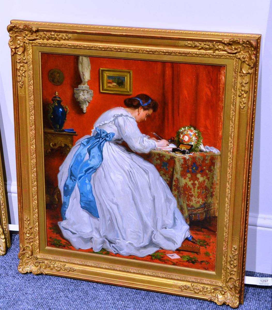 Lot 1297 - Auguste Bachelin (1830-1890) Swiss, The