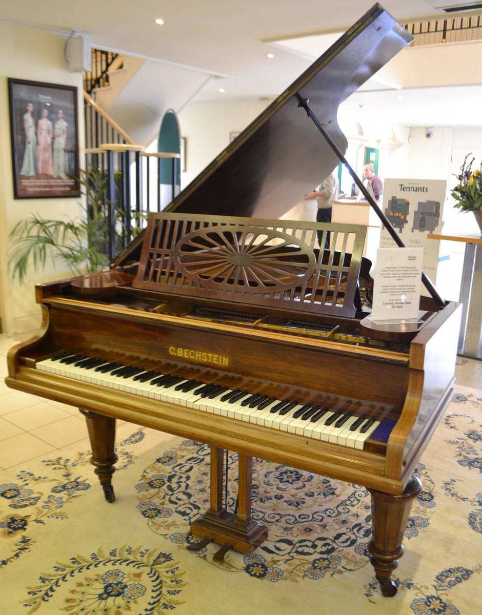 Lot 1379 - C Bechstein: A 5'92 rosewood cased grand